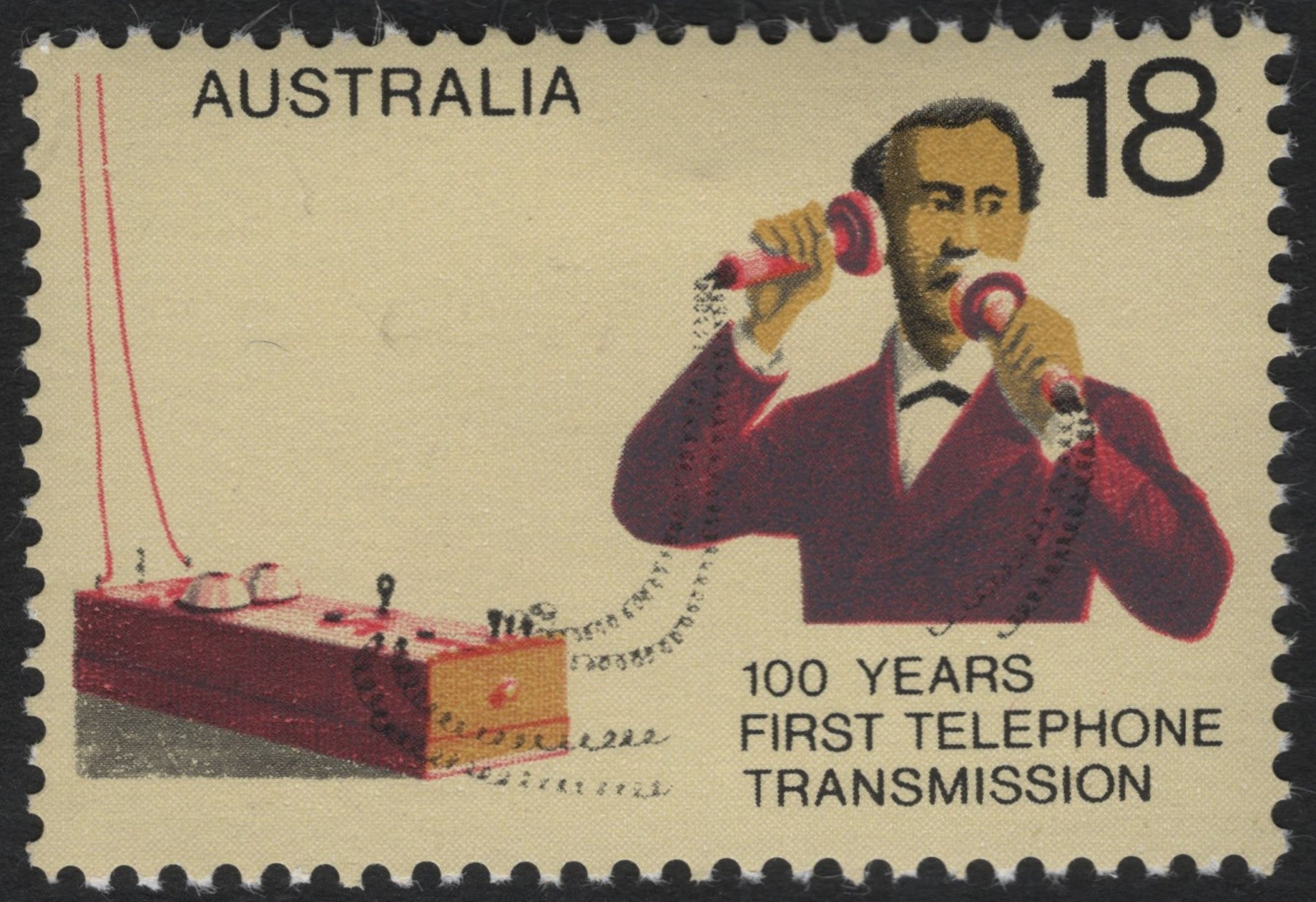 SCG8350 - Australia – 100 Years of the First Telephone Transmission (1 ...