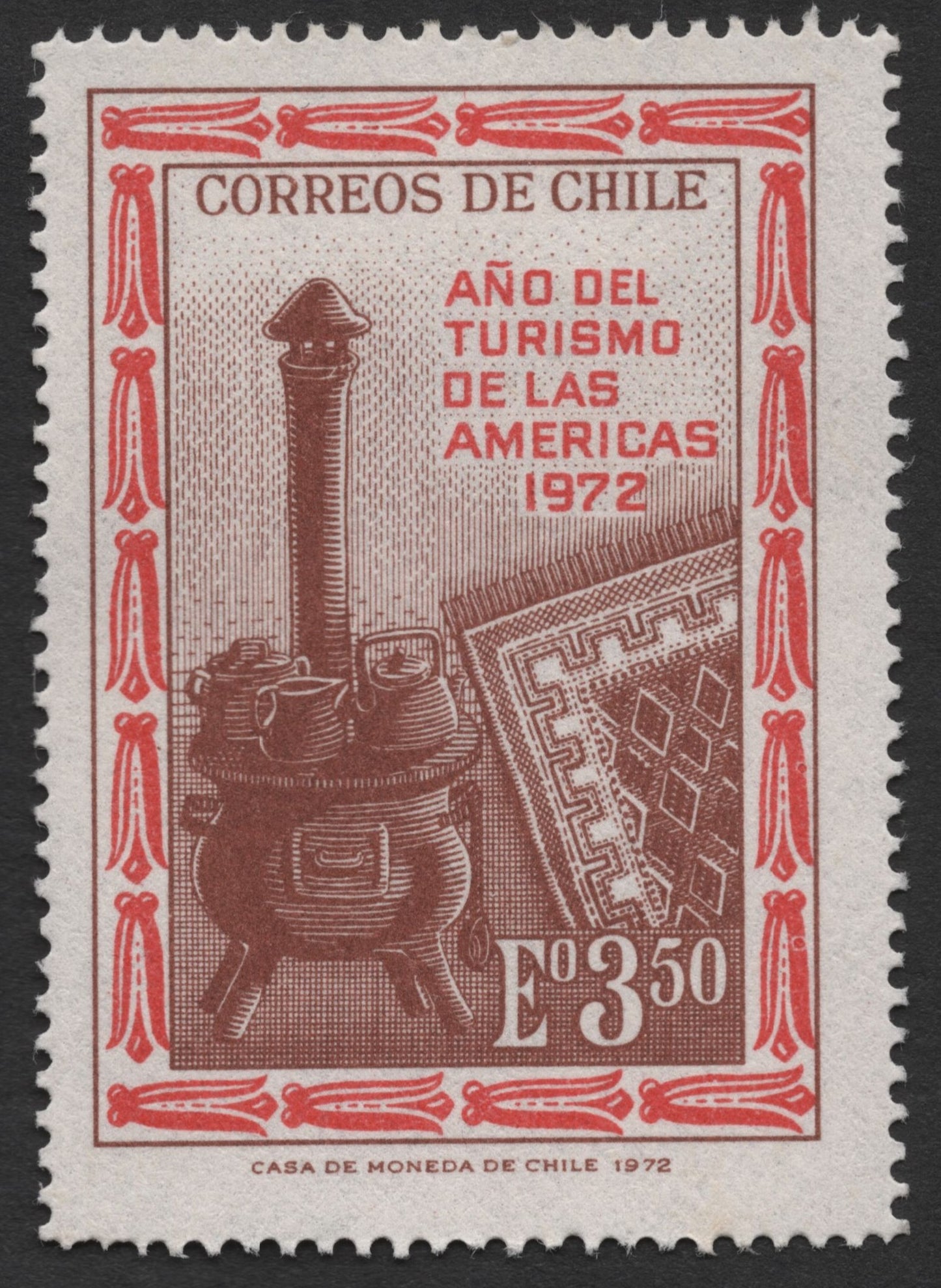 SCG377 - Chile 1972 Year of Tourism in the Americas Stamp – Stamp and ...