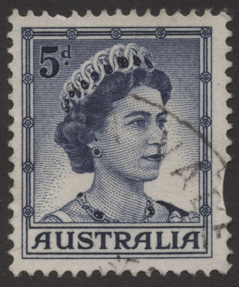 SCG217 Used Australia 5d Stamp – Queen Elizabeth II Definitive – Stamp ...