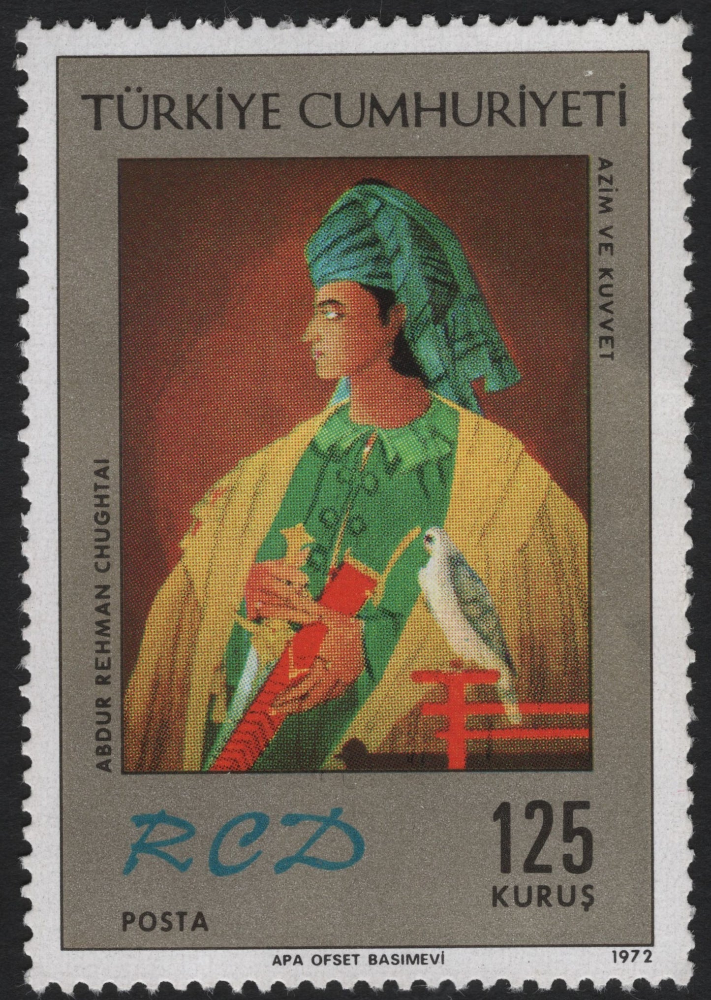 SCG8553 - Turkey 1972 RCD Stamp – “Determination and Strength” by Abdu ...
