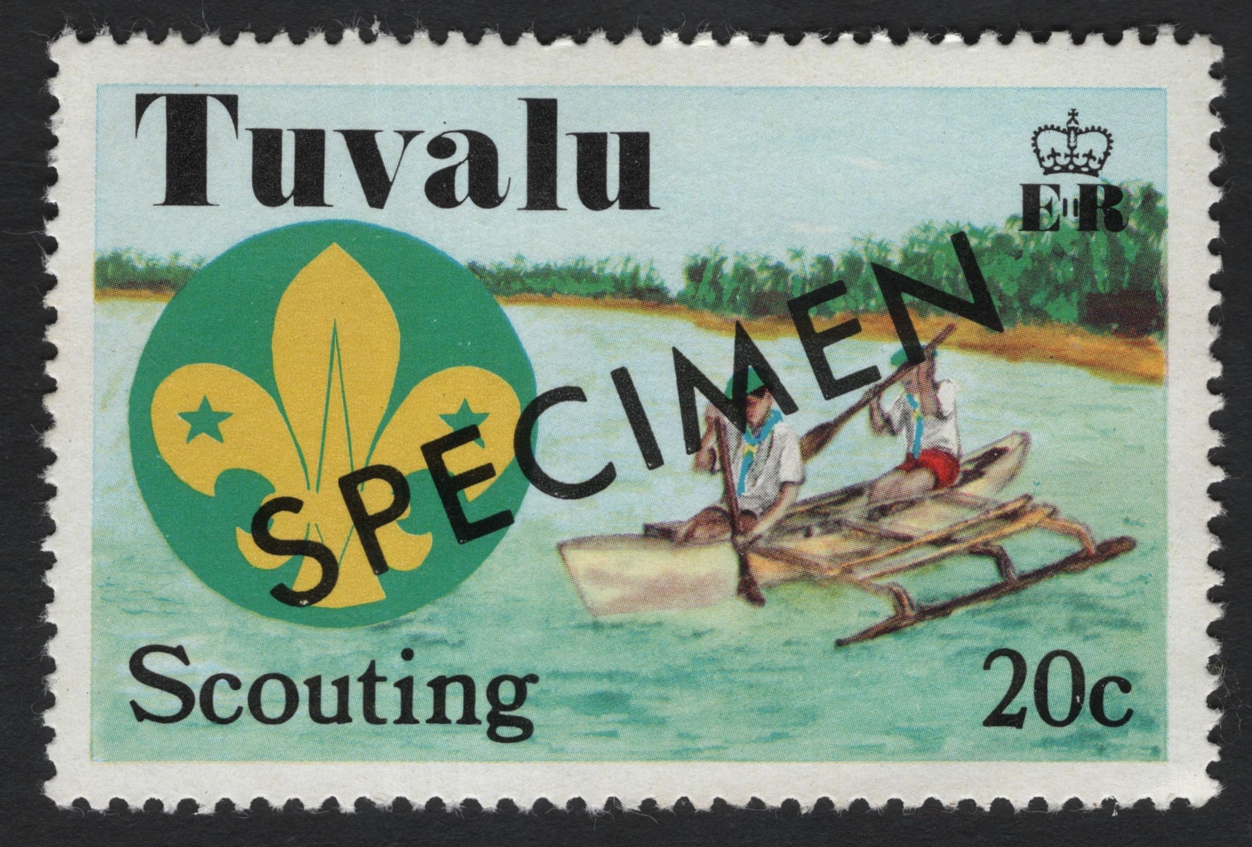 SCG6541 - Tuvalu 1980 “Scouting” (Specimen Overprint) – Stamp and Cover ...