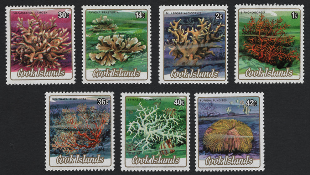 SCG8307 - Cook Islands Coral Reef Series (1970s) – Stamp and Cover Galaxy