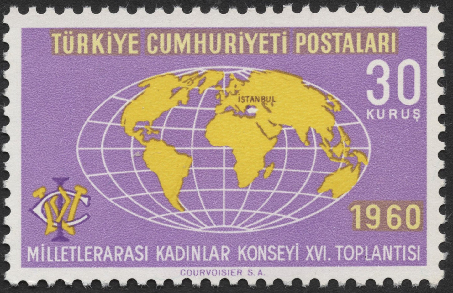 SCG2057 - 1960 Turkey International Council of Women Stamp Set – Stamp ...