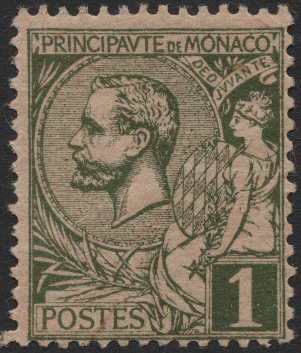SCG2081 - 1901 Monaco 1c Prince Albert I Green Stamp – Stamp and Cover ...