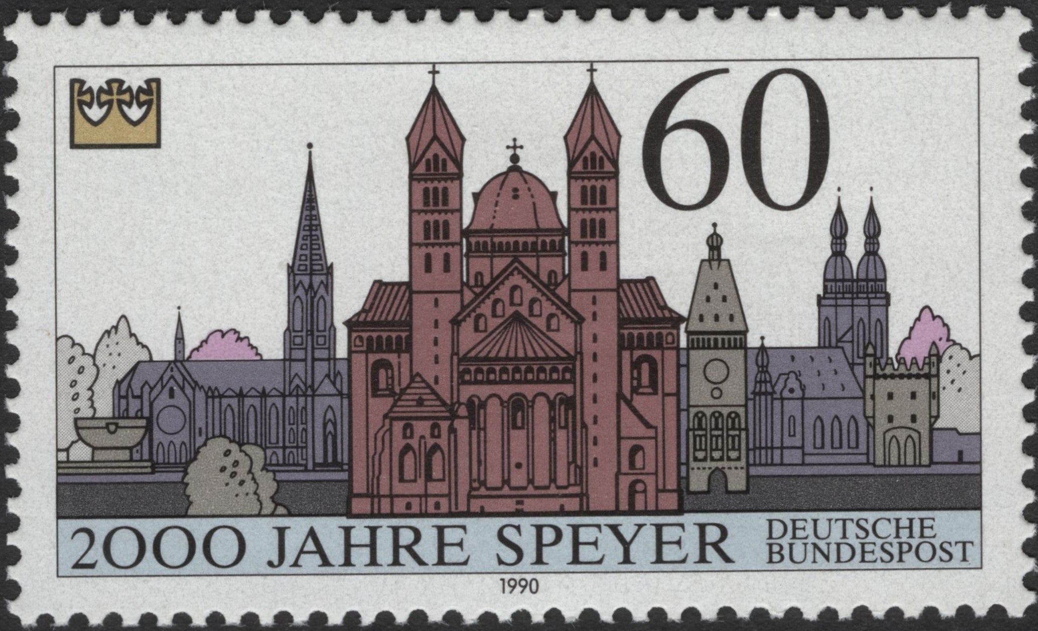 SCG2455 - Germany 1990 – 2000 Years of Speyer Commemorative Stamp ...