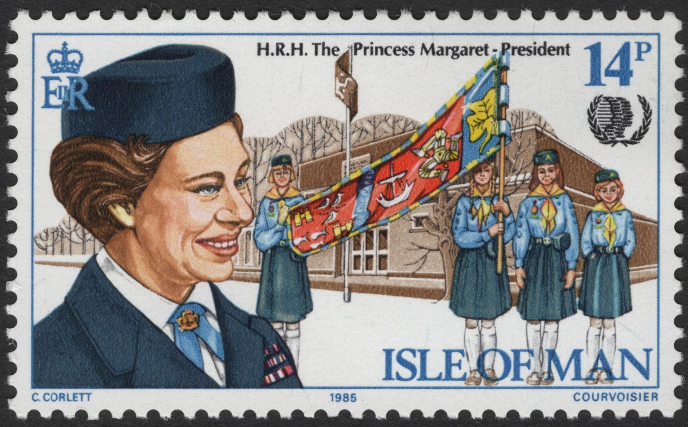 SCG2503 - 1985 Isle of Man – Princess Margaret and Girl Guides Stamp ...