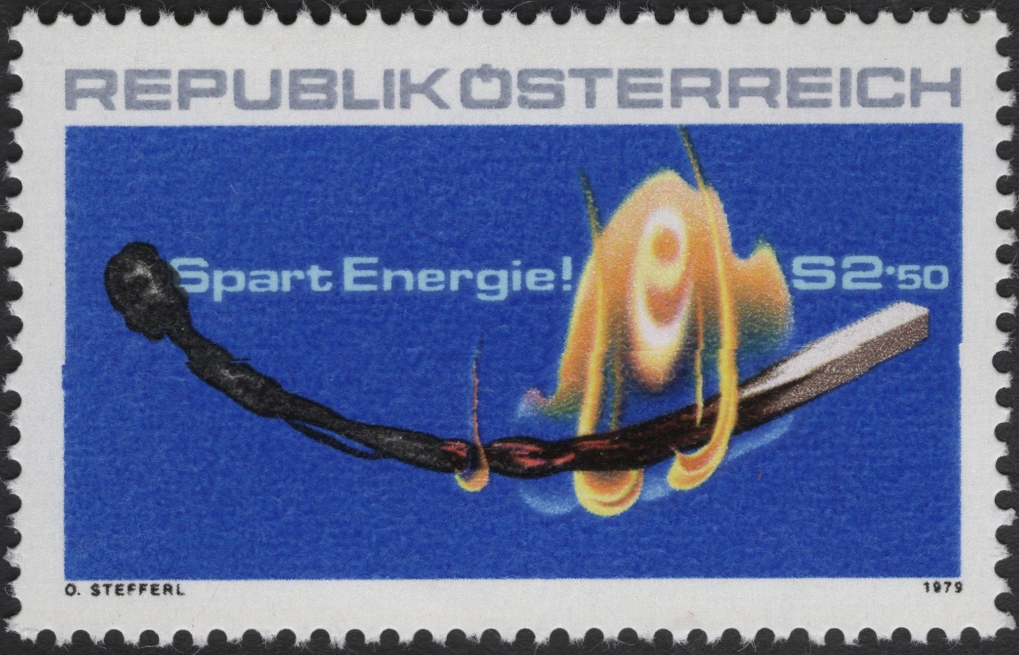 SCG2880 - Austria 1979 "Save Energy!" Stamp – Stamp and Cover Galaxy