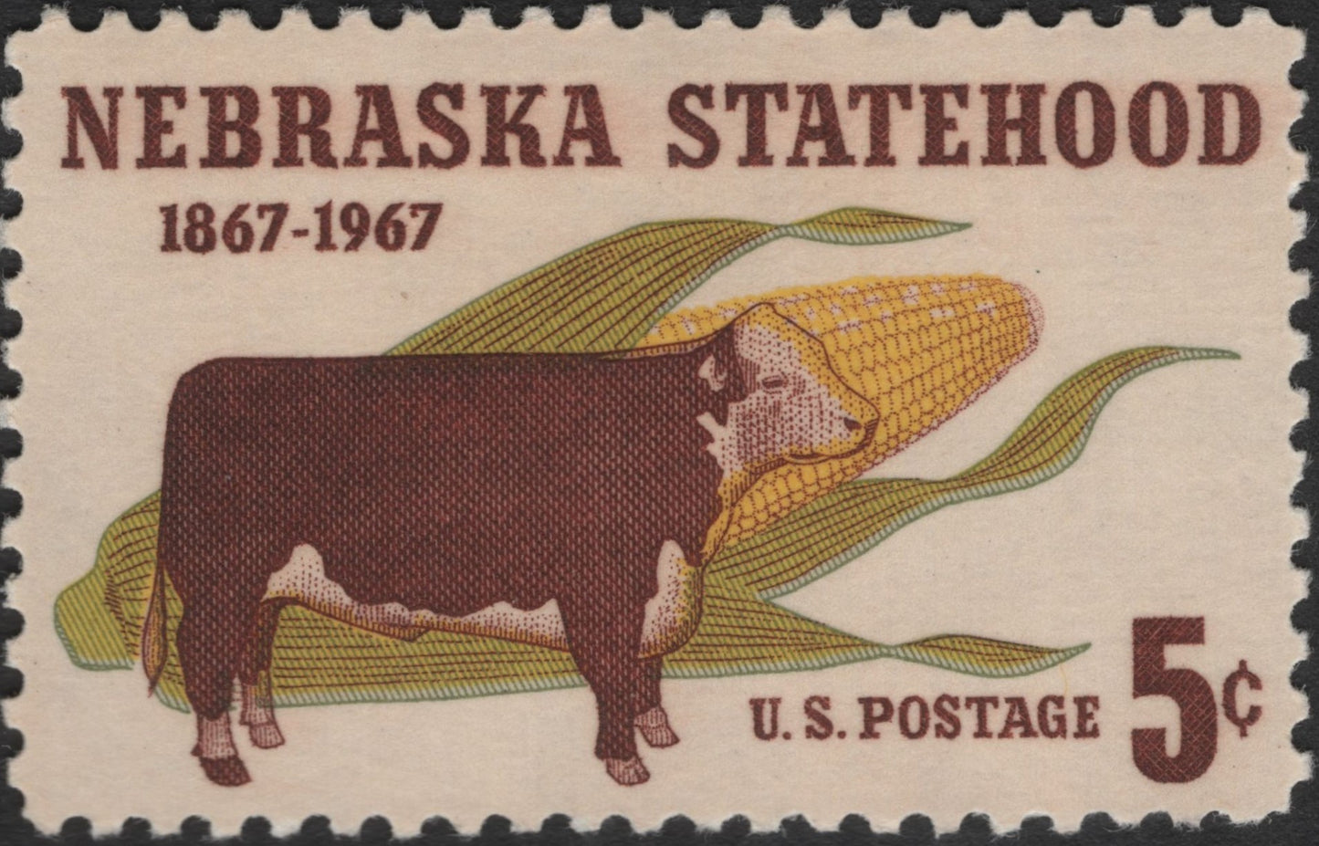 SCG2984 - USA 1967 Nebraska Statehood Centennial Stamp – Stamp and ...