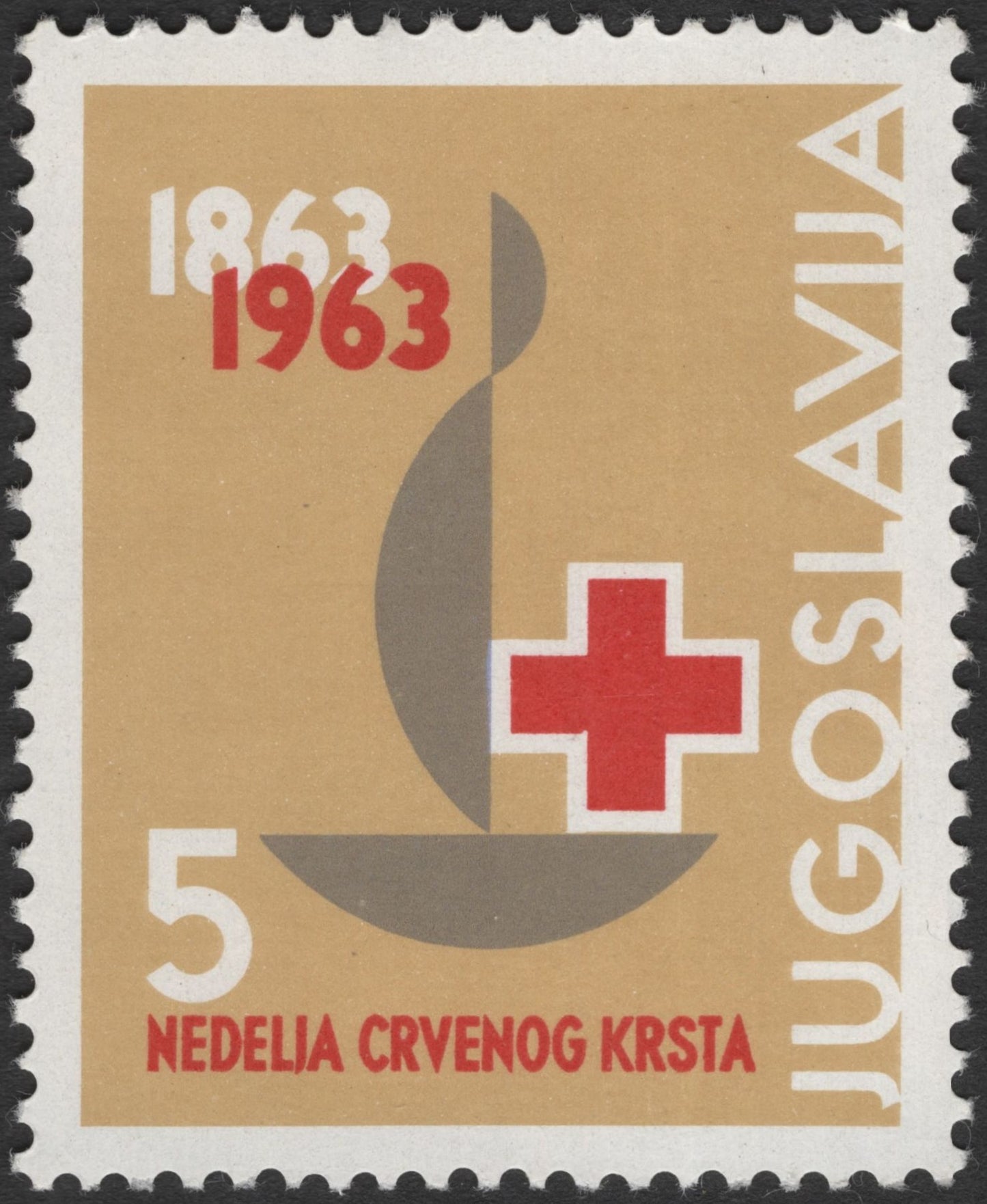 SCG3060 - 1963 Yugoslavia Red Cross Centenary Stamp – Stamp and Cover ...