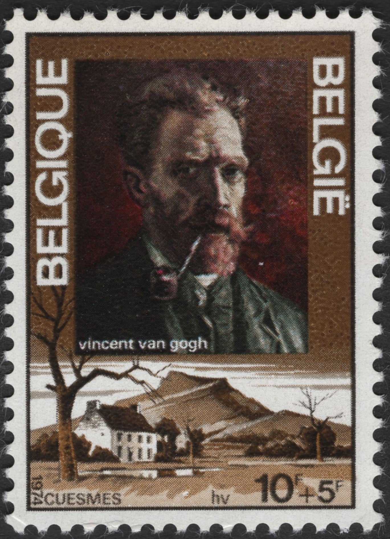 SCG3142 - 1974 Belgium Vincent van Gogh Commemorative Stamp – Stamp and ...