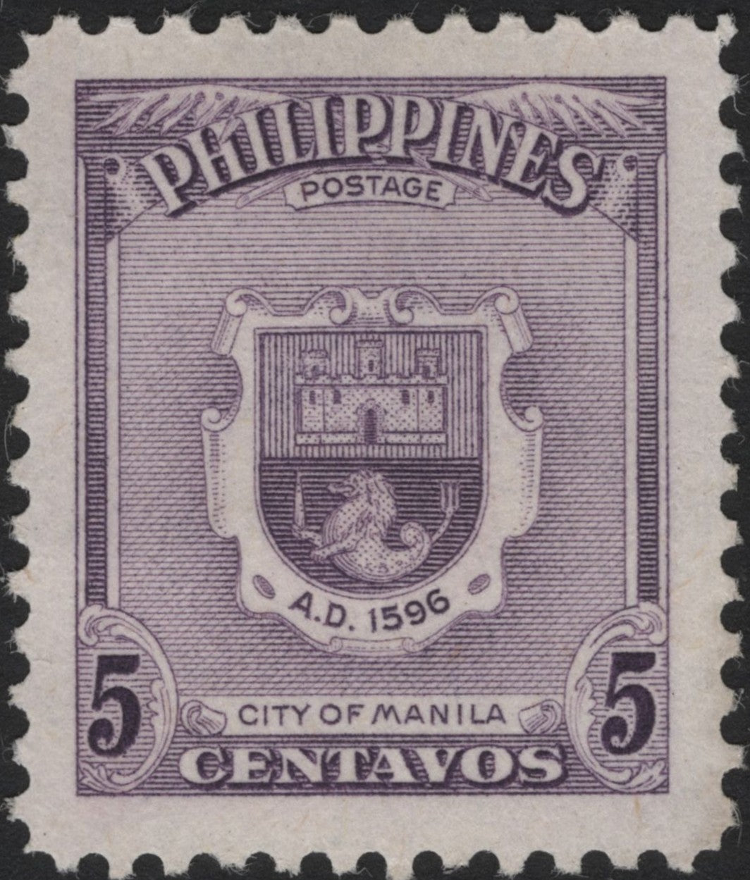 SCG3764 - Philippines – 5 Centavos "City of Manila" Stamp (1935 ...