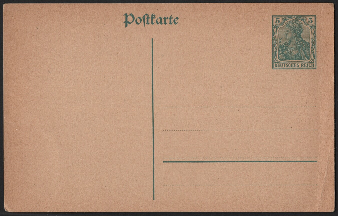 SCG3813 - Germany 5 Pfennig Germania Postal Card – Deutsches Reich ...