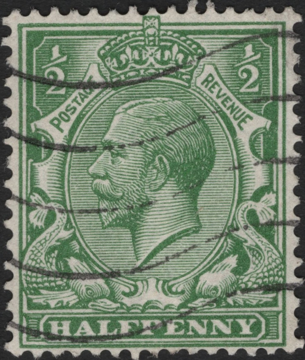 SCG3839 - United Kingdom 1912 King George V Halfpenny Green – Stamp and ...