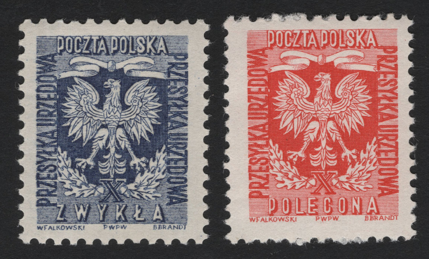 SCG4403 - Poland Official Stamps – Eagle Design (c. 1940s) – Stamp and ...