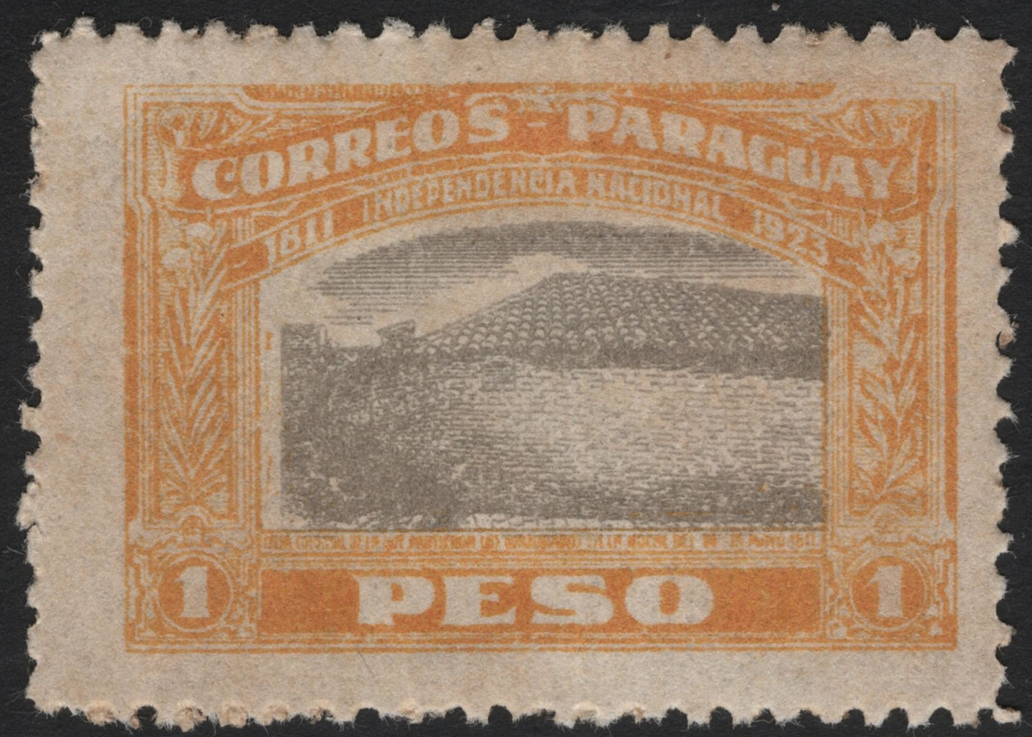 SCG4570 - Paraguay 1923 – 1 Peso National Independence Centenary Stamp ...