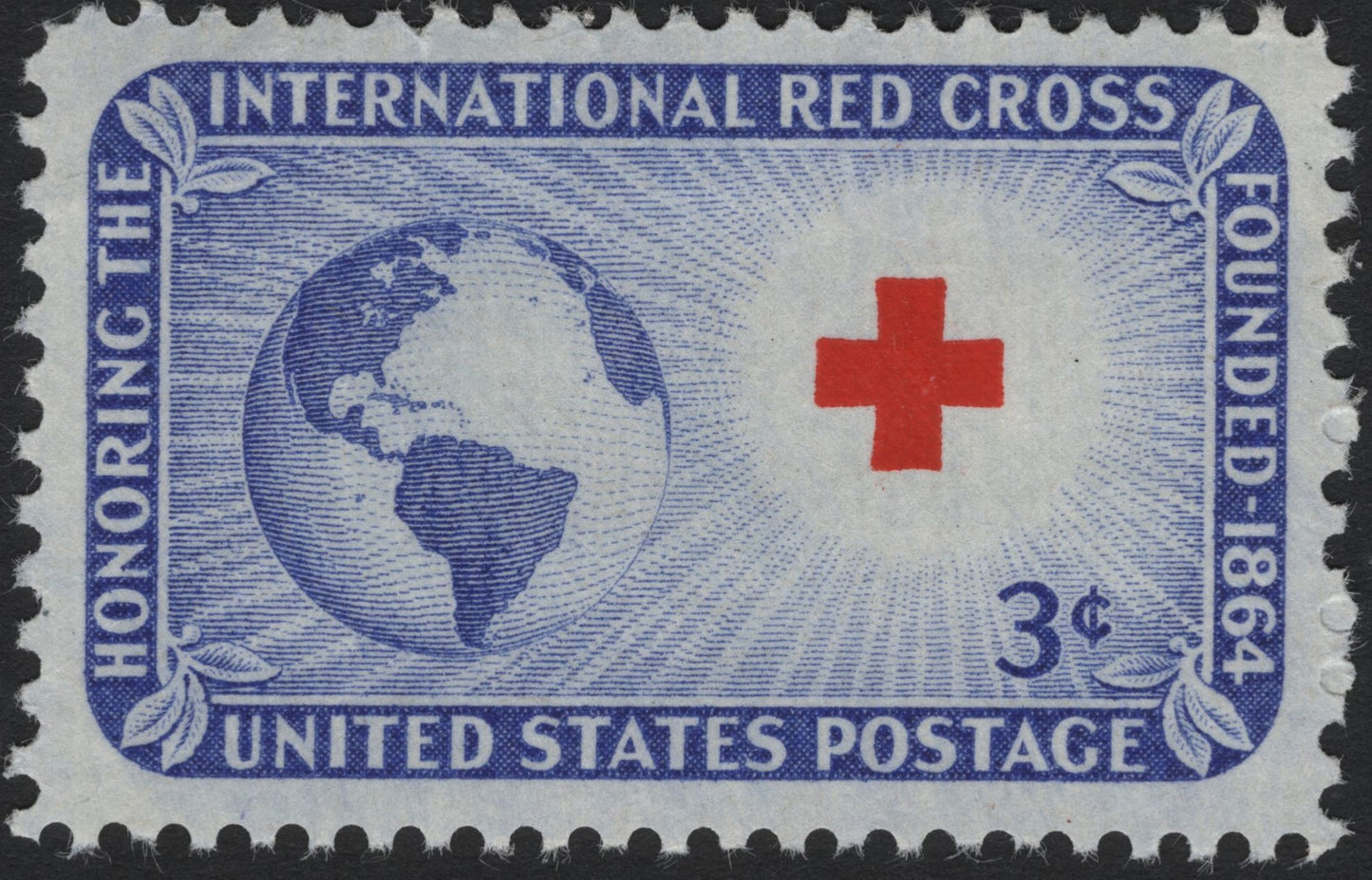 SCG4605 - United States 1952 – 3¢ International Red Cross Centennial S ...
