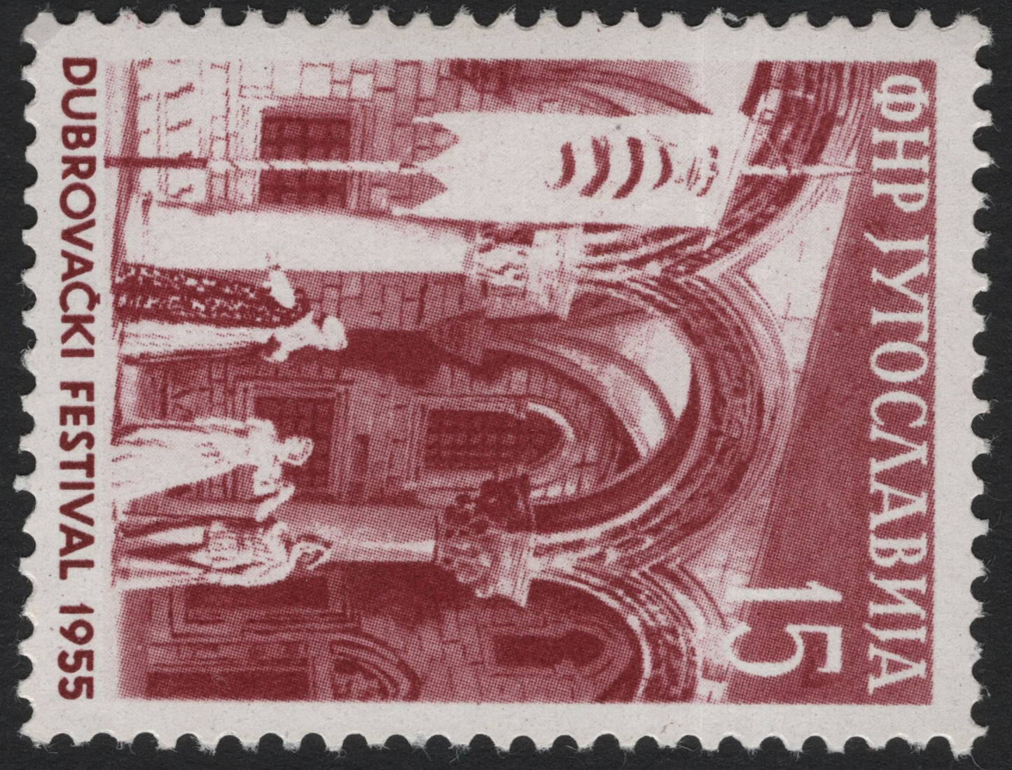 SCG5071 - Yugoslavia – Dubrovnik Festival Commemorative Stamps (1955 ...