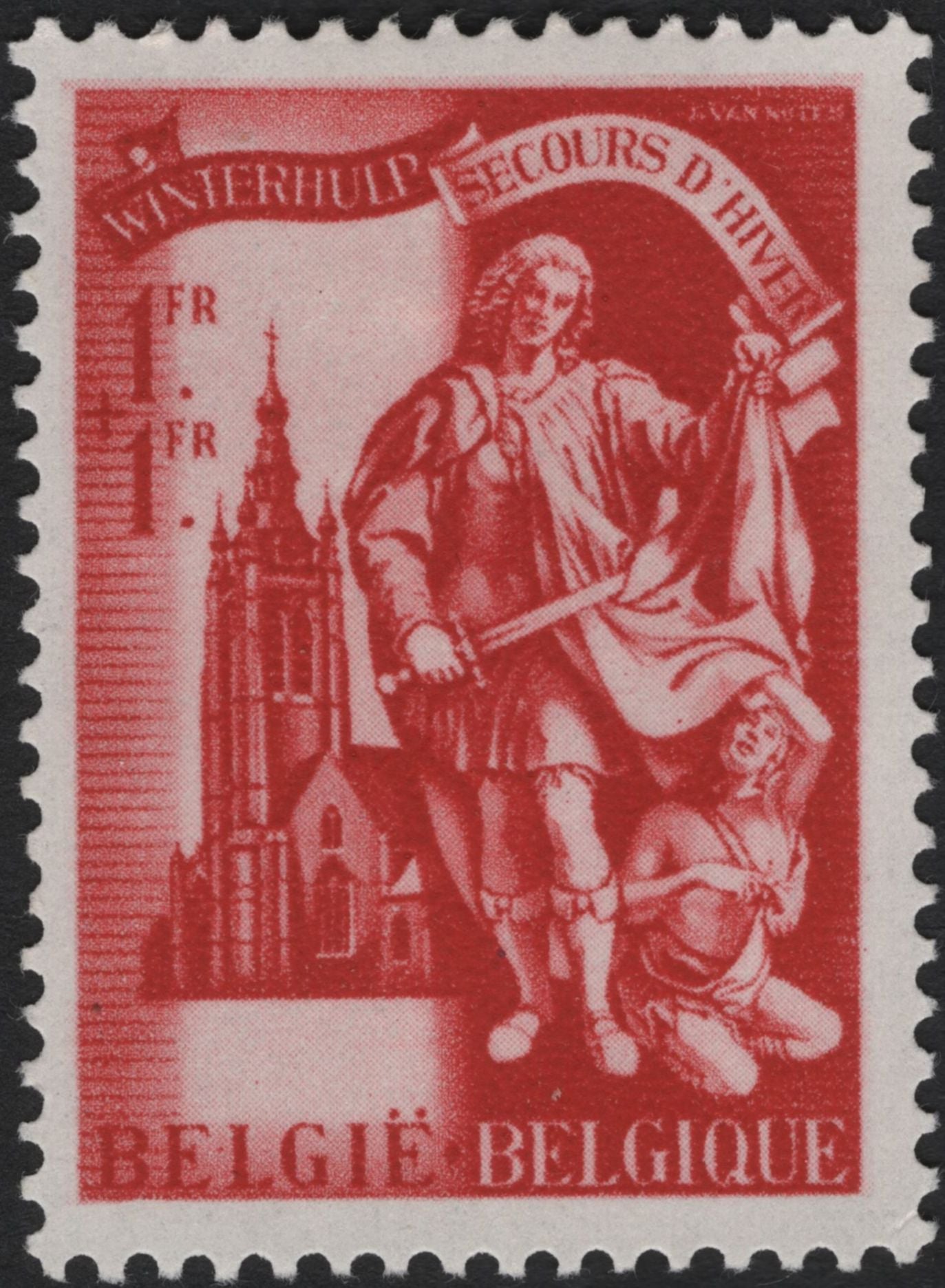 SCG5321 - Belgium 1942 – Winter Relief (Secours d’Hiver) Charity Stamp ...