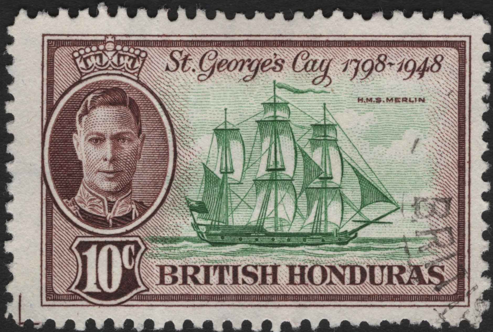 SCG5970 - British Honduras 1948 – 150th Anniversary of the Battle of S ...