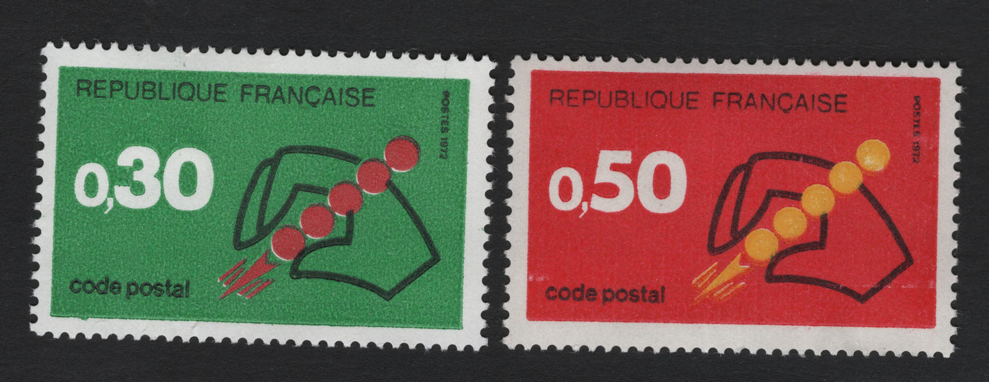 SCG5795 - France 1972 “Code Postal” Campaign Stamps – Stamp and Cover ...