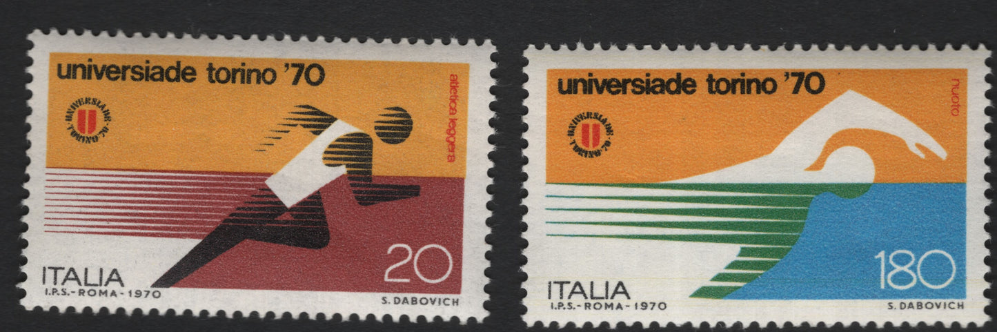 SCG5792 - Italy 1970 – Universiade Torino ’70 Commemorative Stamps ...