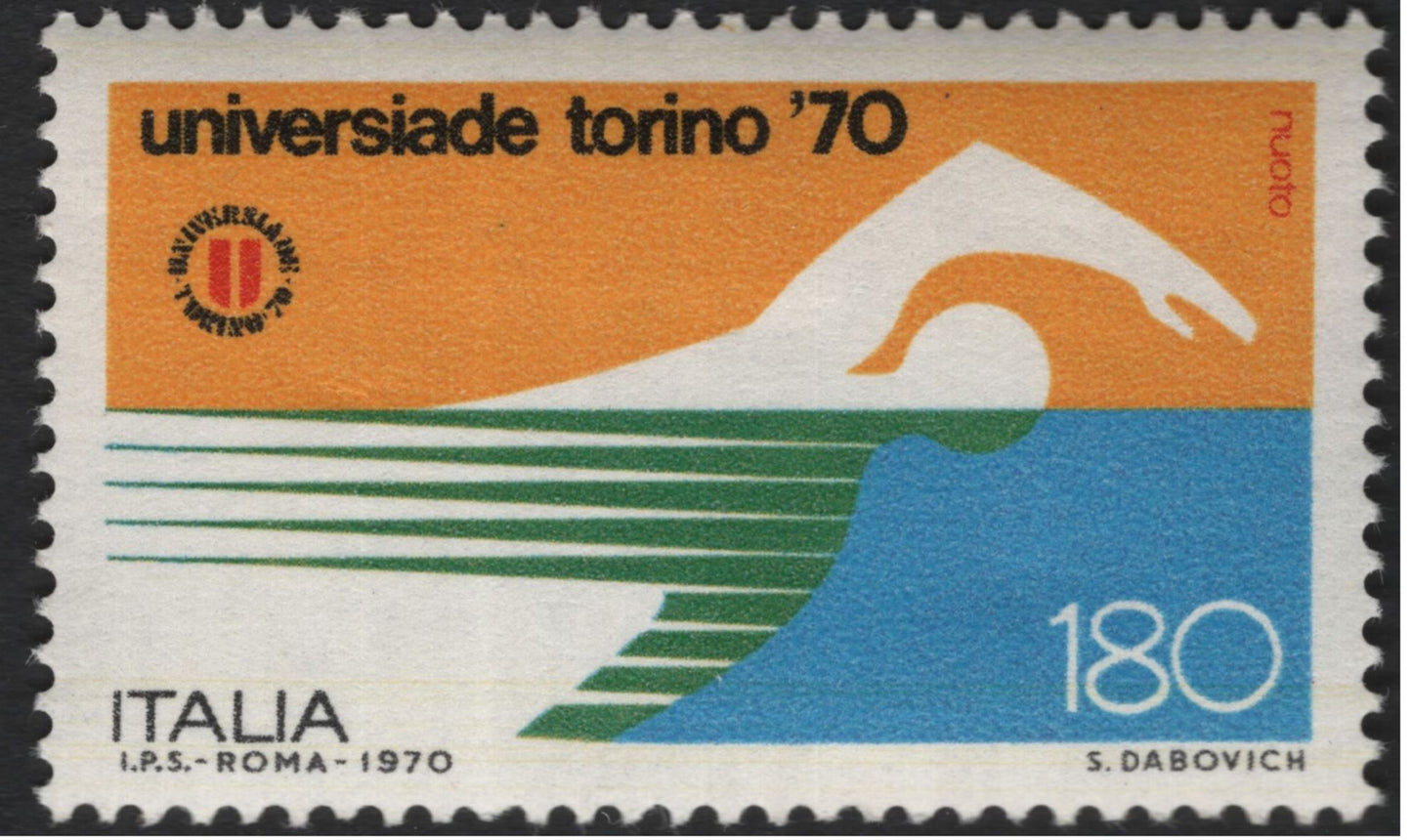 SCG5792 - Italy 1970 – Universiade Torino ’70 Commemorative Stamps ...
