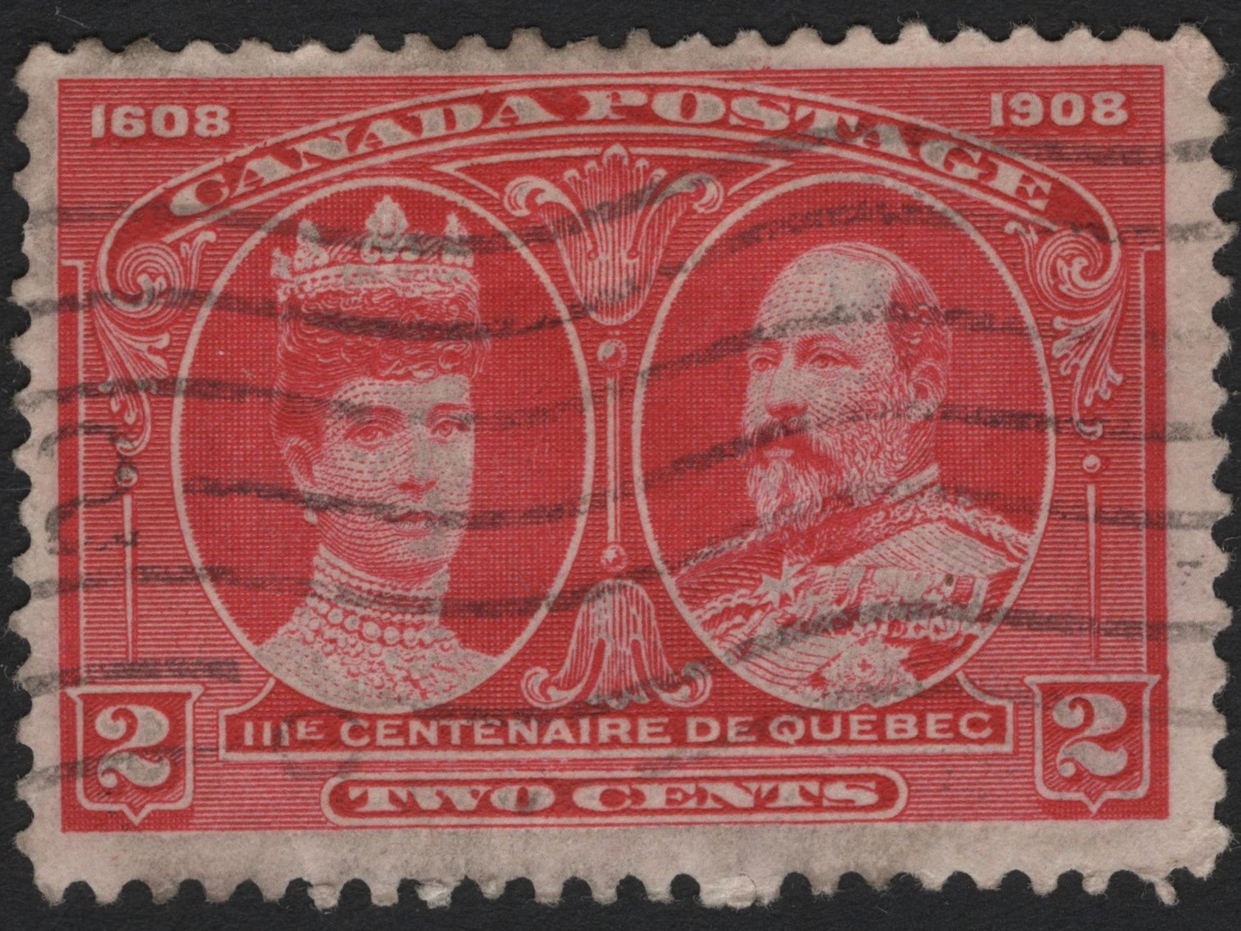 SCG5870 - Canada 1908 – Quebec Tercentenary 2¢ Stamp (King Edward VII ...