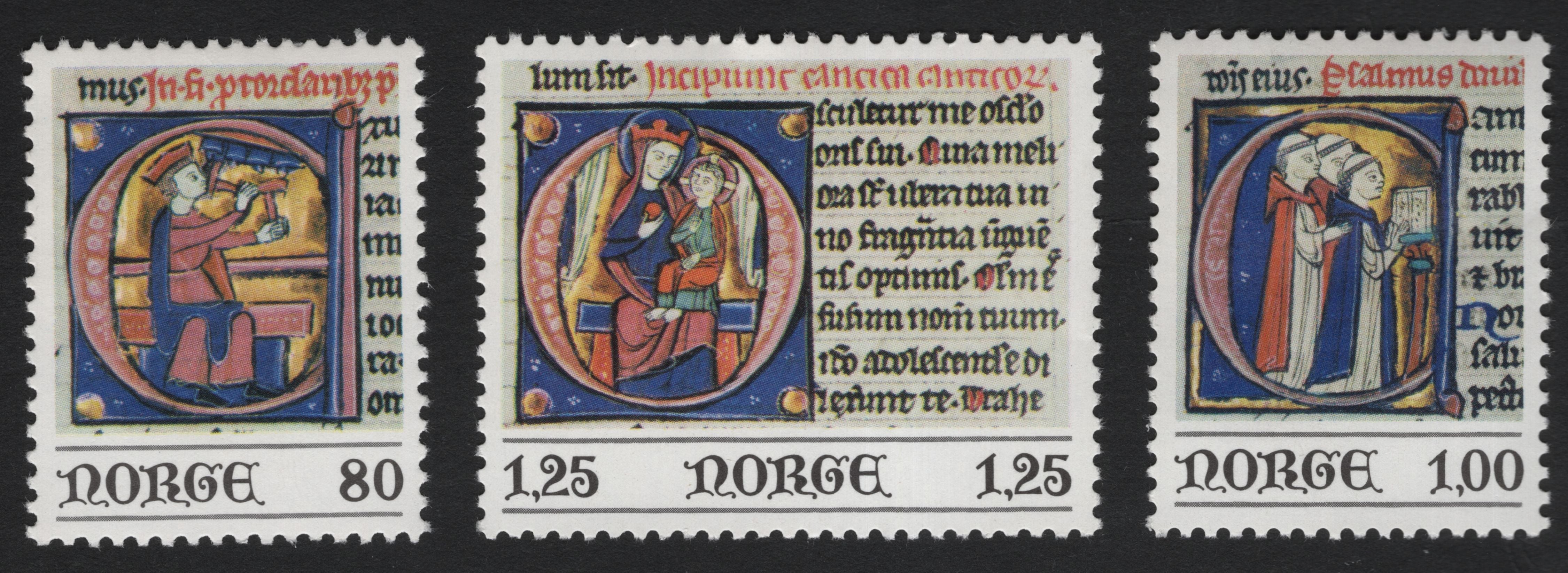 SCG5947 - Norway 1980 Medieval Manuscript Illuminations – Monastic Art ...