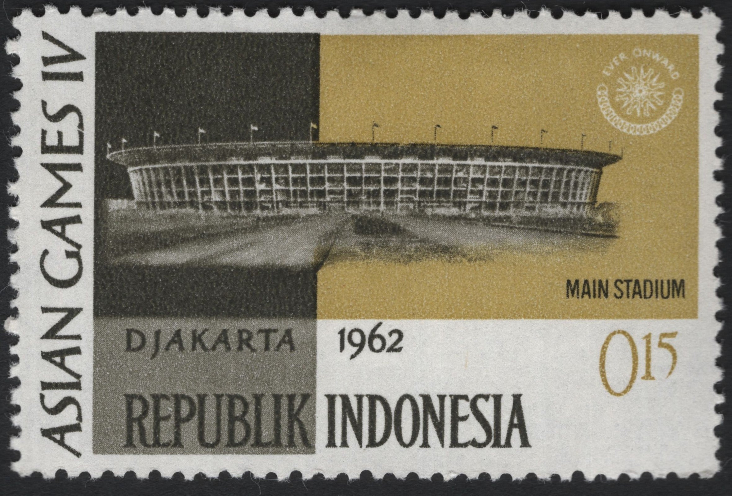 SCG7783 - Indonesia 1962 – Asian Games IV, Jakarta Main Stadium – Stamp ...