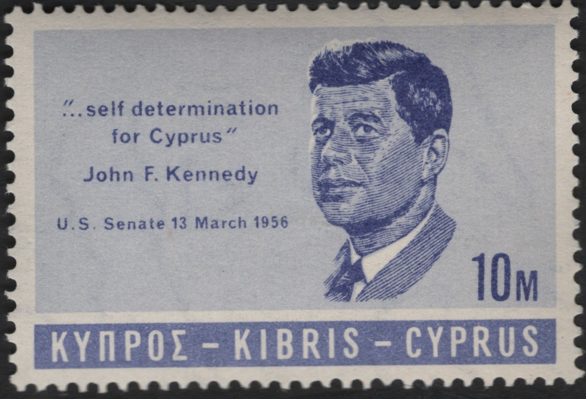 SCG9431 - Cyprus 1964 – John F. Kennedy “Self-Determination for Cyprus ...