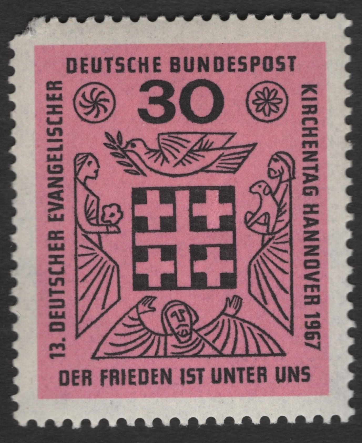 SCG11272 - Germany – 1967 Kirchentag Hannover “Der Frieden ist unter u ...