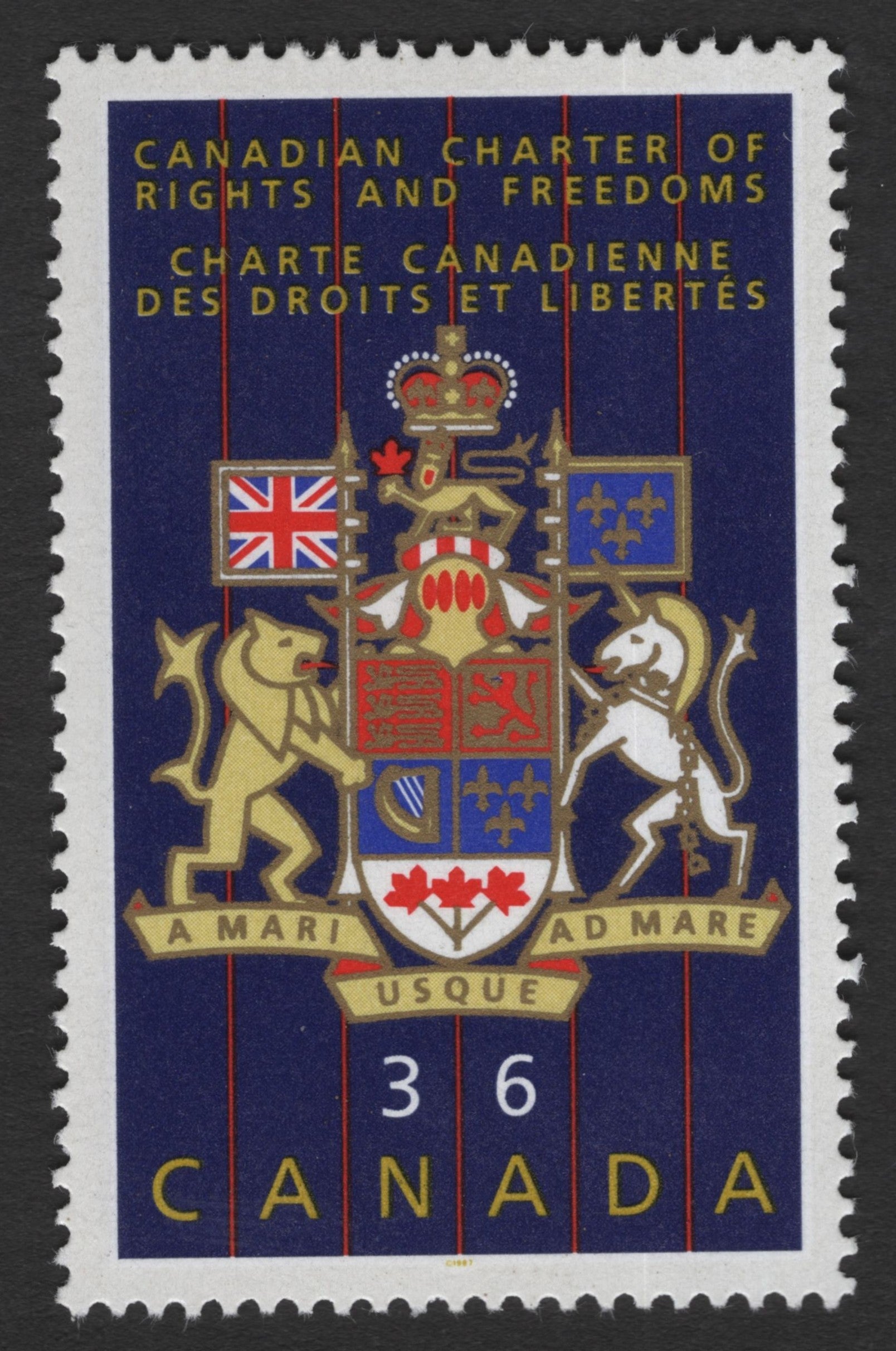 SCG11320 - Canada – Canadian Charter of Rights and Freedoms (36¢) Comm ...