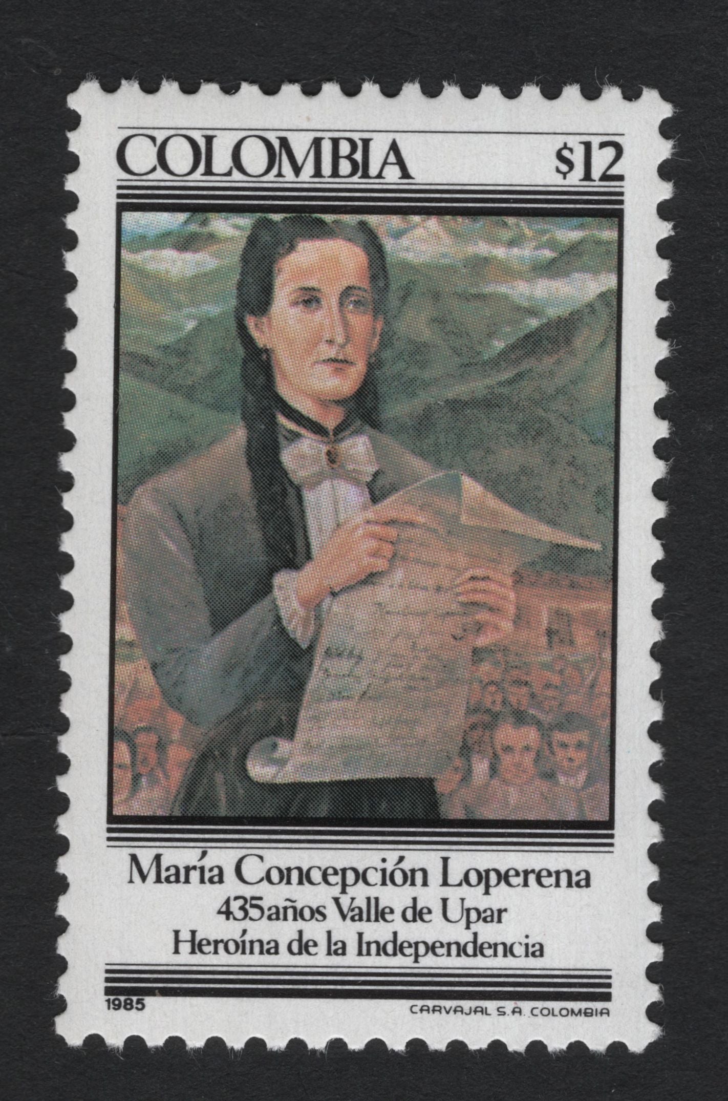 SCG6505 - Colombia 1985 – María Concepción Loperena, Heroine of Indepe ...