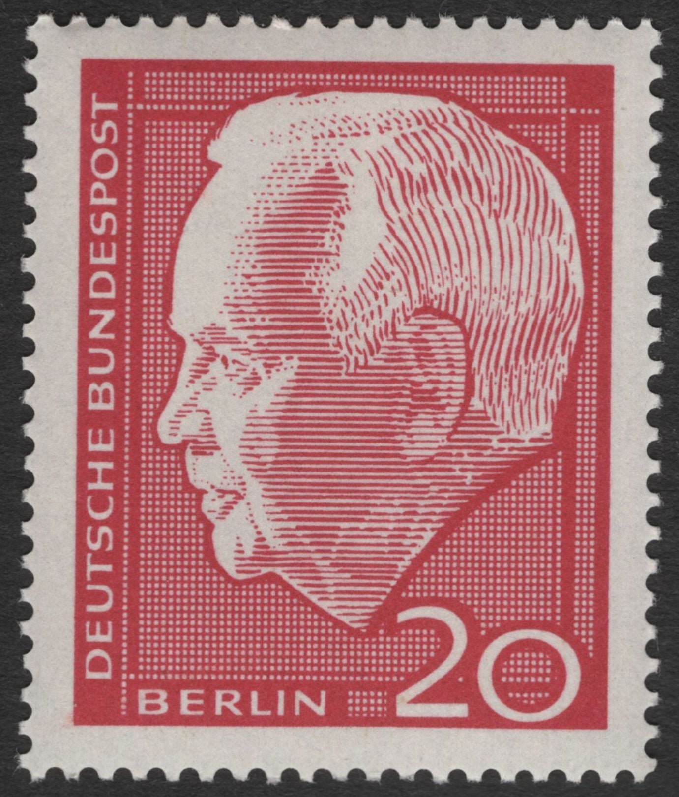 SCG11741 - Germany (Berlin) President Theodor Heuss Definitive Pair ...