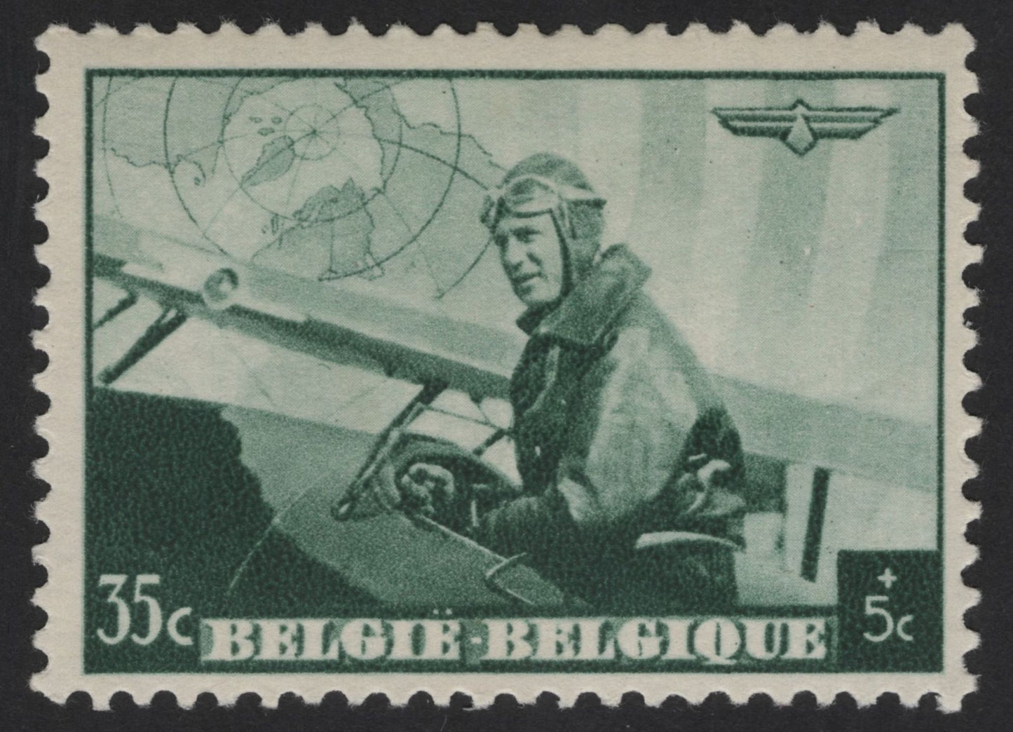 SCG13098 - Belgium 1936 Aviation Charity Semi-Postal Stamp Set – Stamp ...