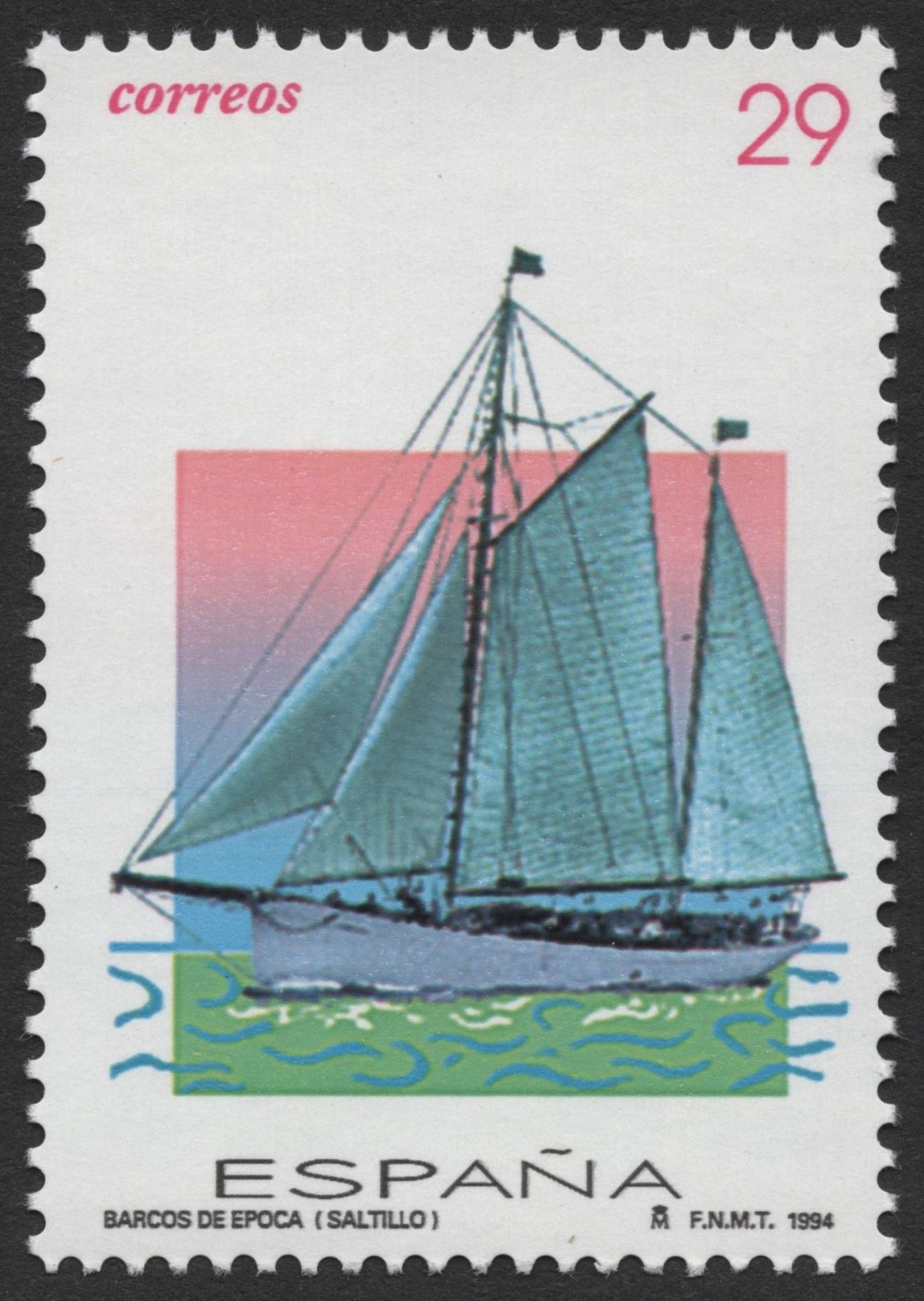 SCG516 - Spain 1994 Historic Ships Set – Giralda and Saltillo – Stamp ...