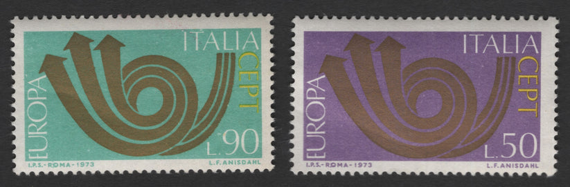 SCG11977 - Italy 1973 Europa CEPT Communication Symbol Set – Stamp and ...