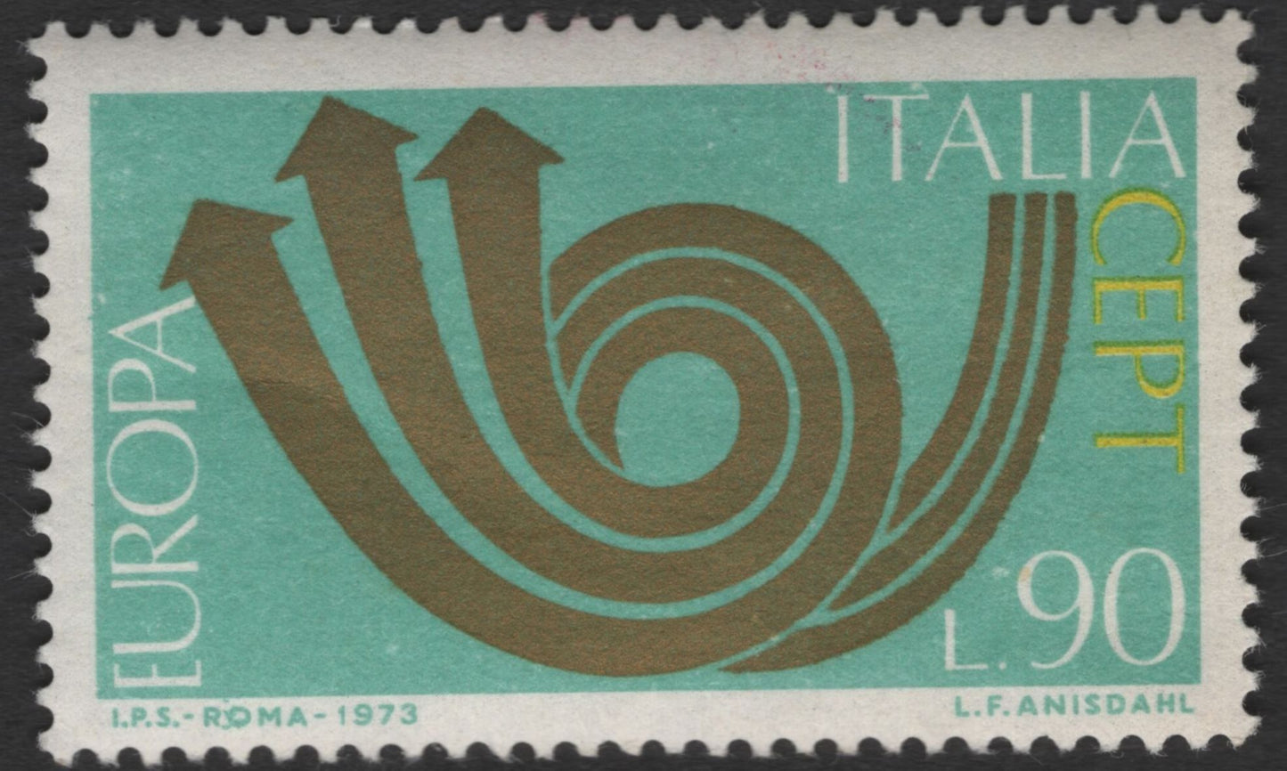 SCG11977 - Italy 1973 Europa CEPT Communication Symbol Set – Stamp and ...