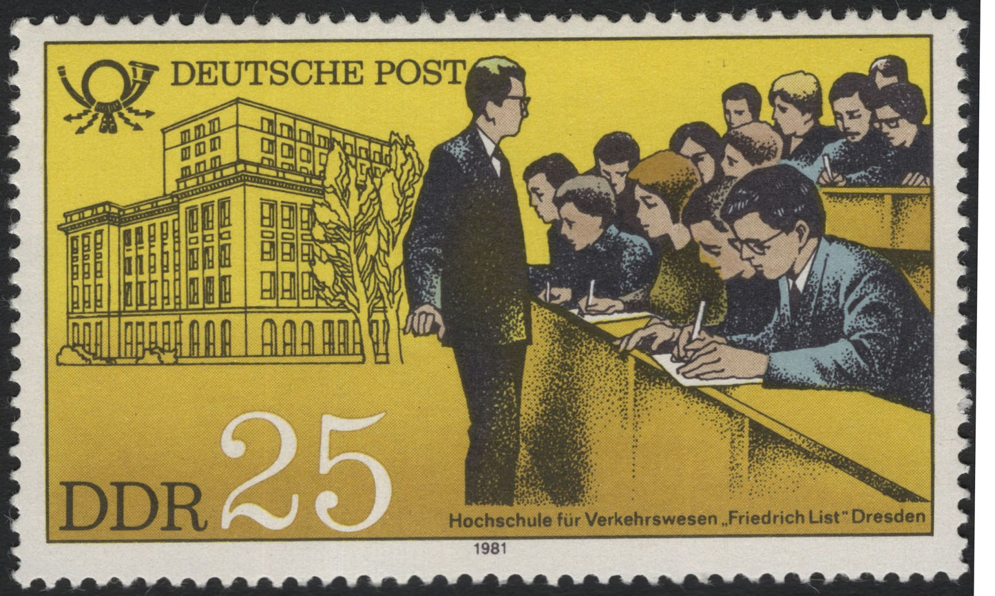 SCG10947 - German Democratic Republic (DDR) 1981 – Deutsche Post Educa ...