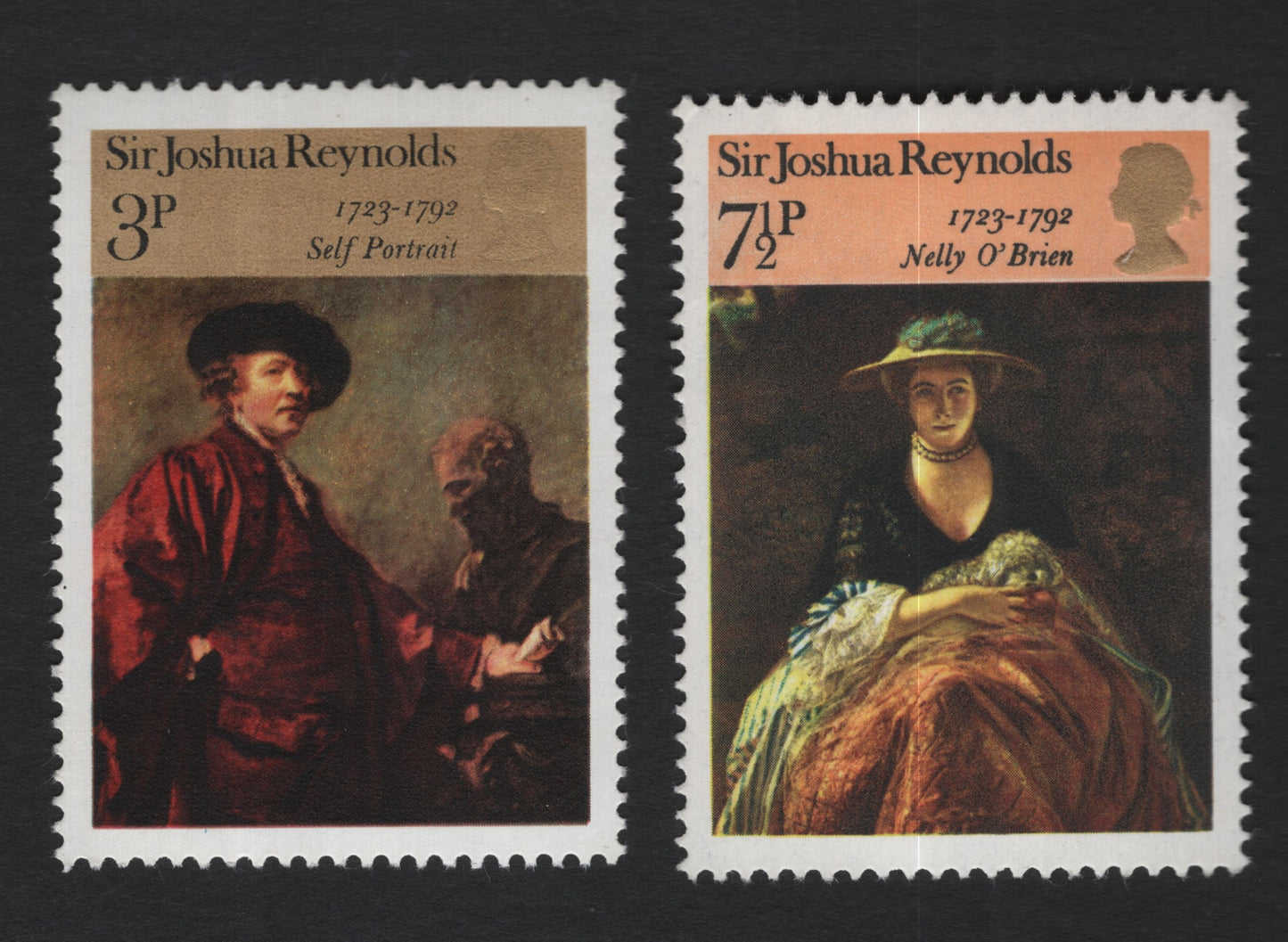 SCG10863 - Great Britain – 1973 Sir Joshua Reynolds Art Stamps (3p & 7 ...
