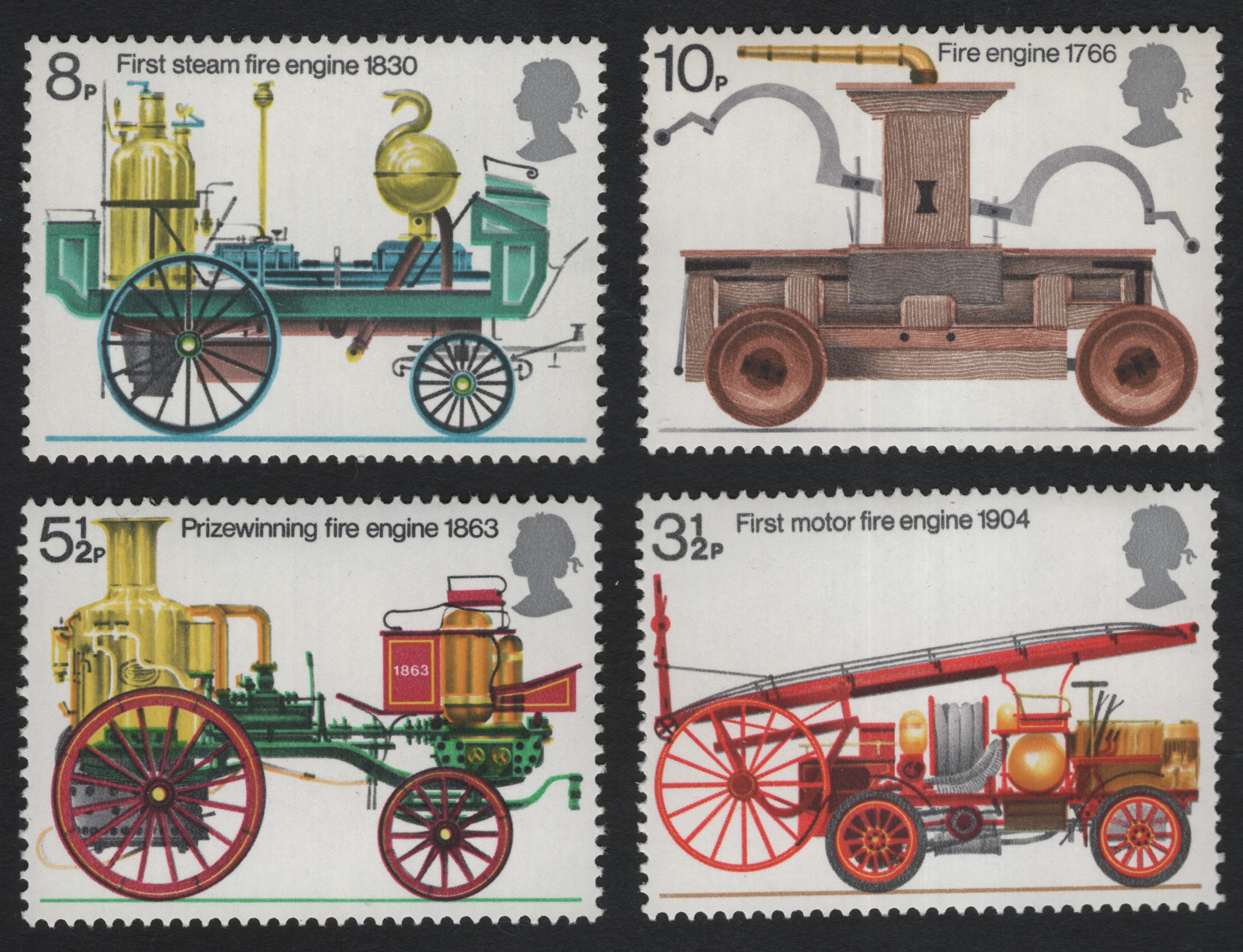 SCG11204 - United Kingdom – Historic Fire Engines Commemorative Set ...