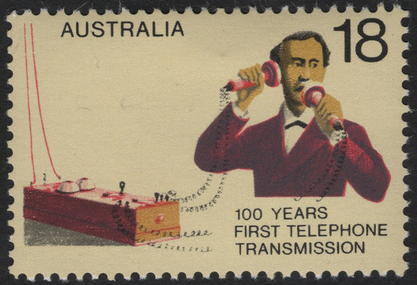 SCG8350 - Australia – 100 Years of the First Telephone Transmission (1 ...