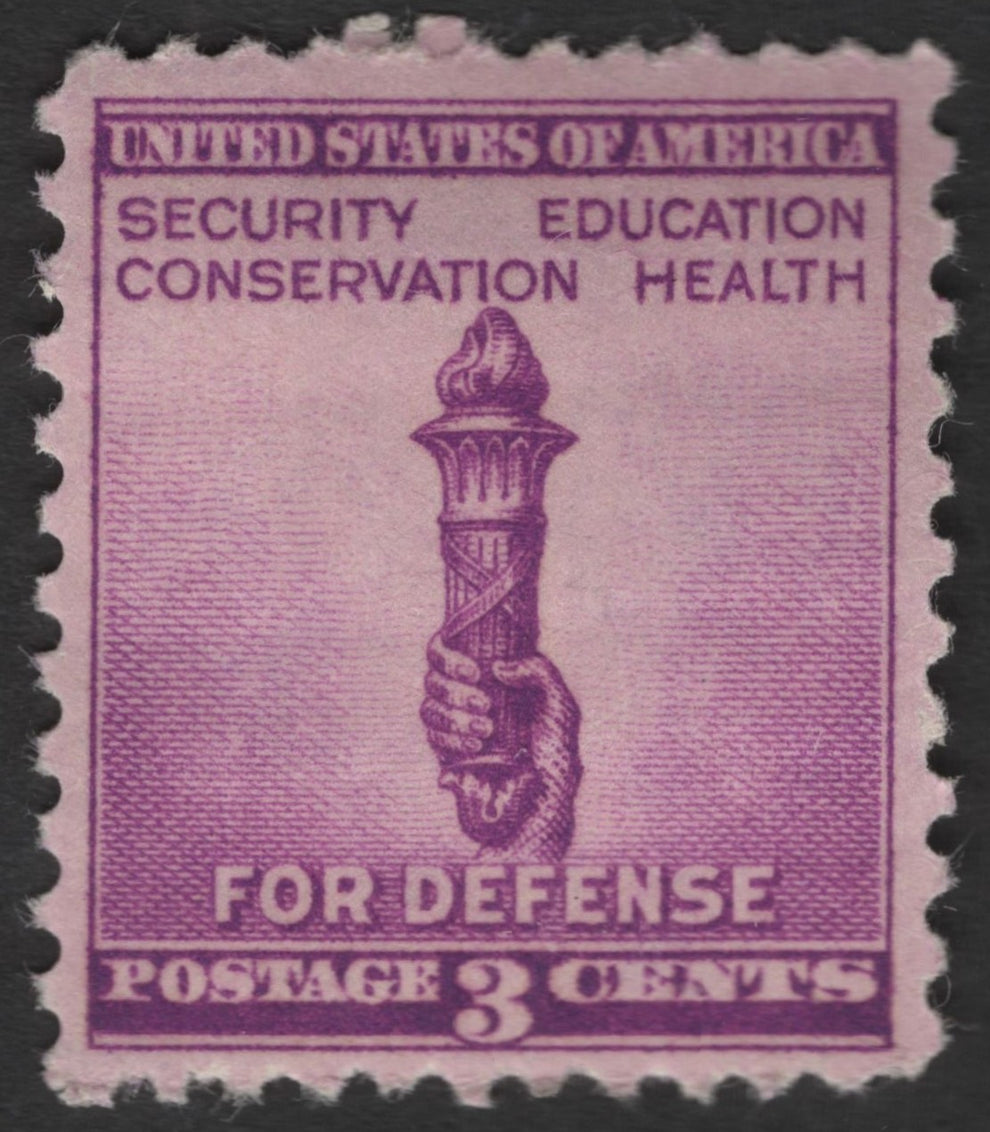 SCG11477 - United States – 3¢ “For Defense” Torch, 1941 (WWII Patrioti ...